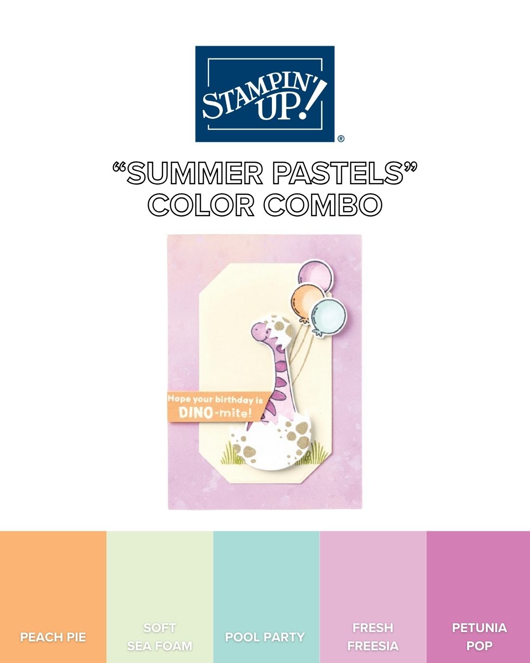 Refreshing Summer Color Combinations for Cards and Scrapbooks - Stampin ...
