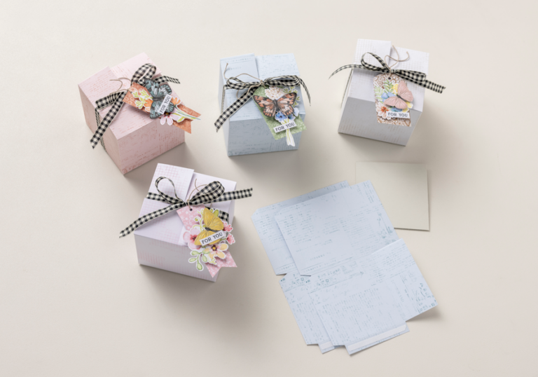 Making Gift Boxes from Greeting Cards - Stampin' Up Blog